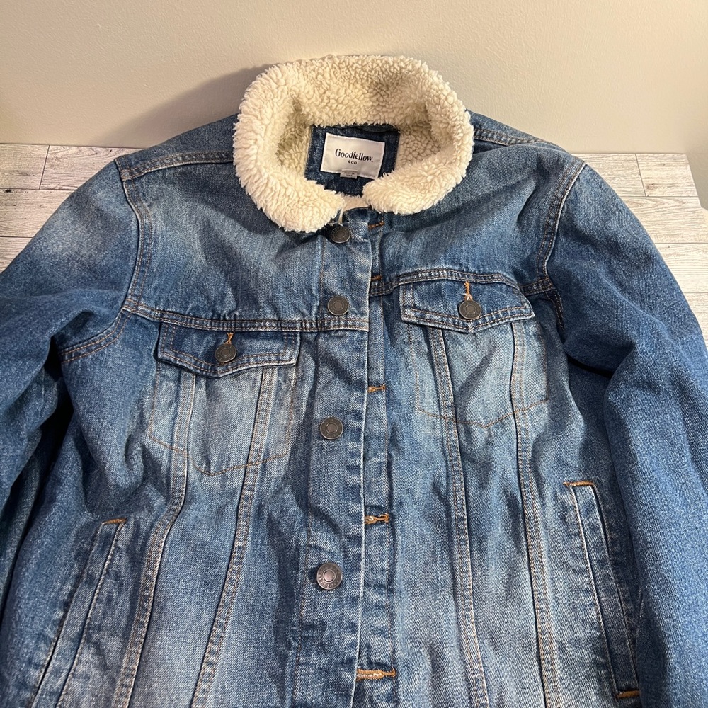 Goodfellow & Co. Sherpa Trucker Jacket - Gem